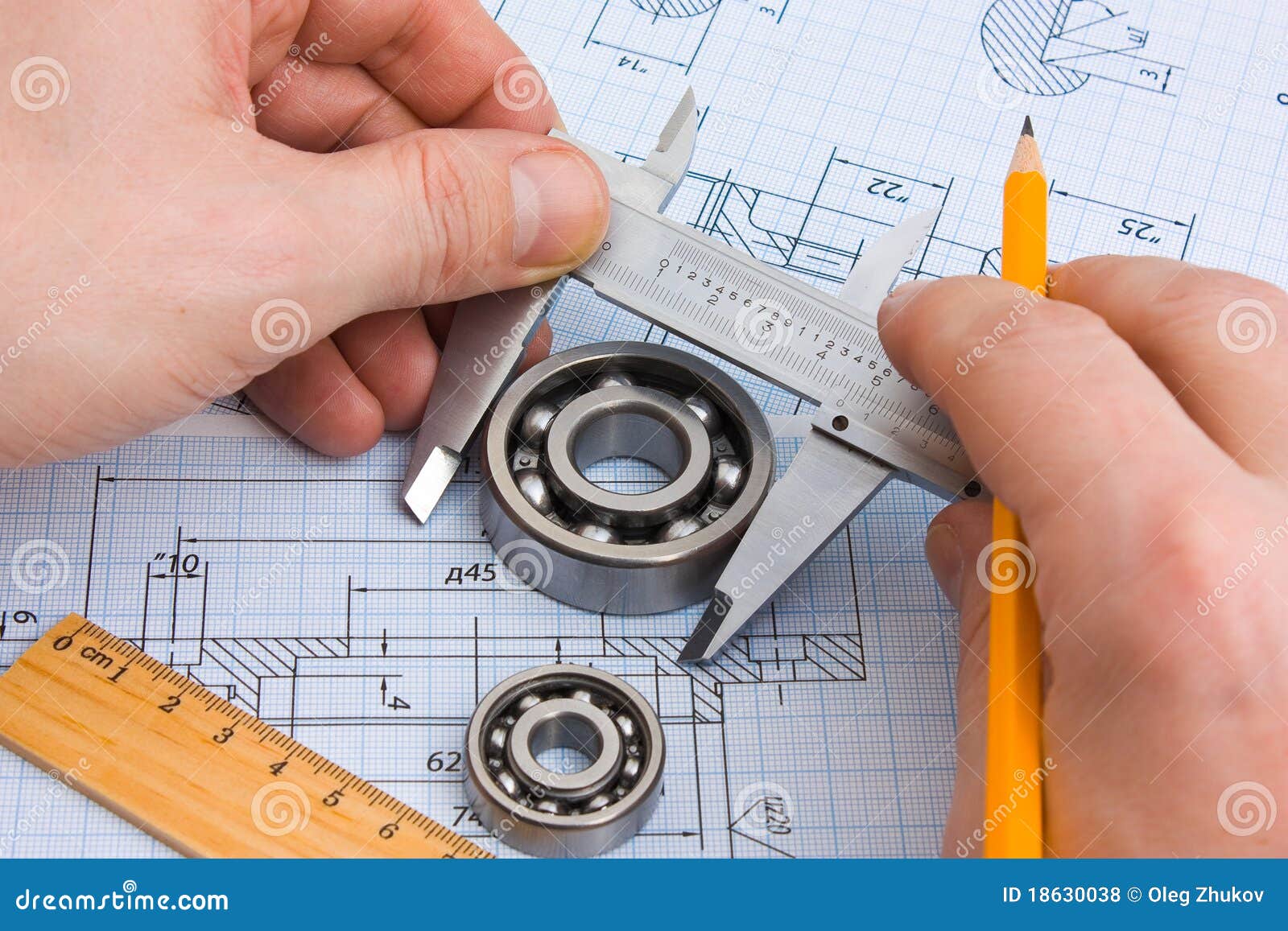 Tools and Mechanisms Detail Stock Photo - Image of measure, engineering ...