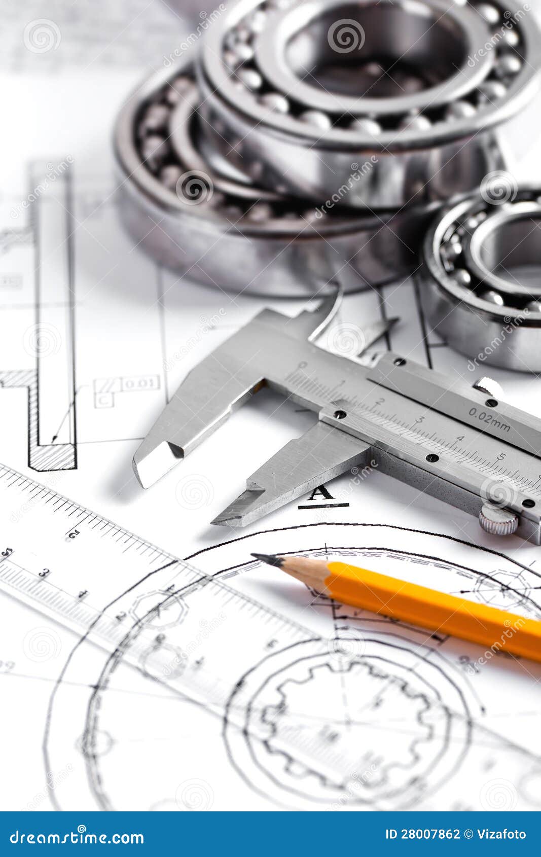 Tools and Mechanisms Detail Stock Photo - Image of trammel, tools: 28007862