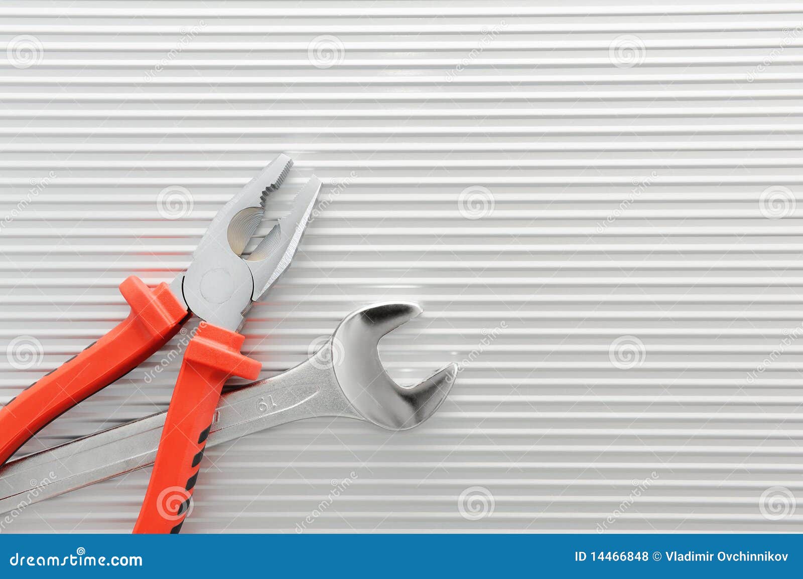 Tools on metal background stock photo. Image of metal - 14466848