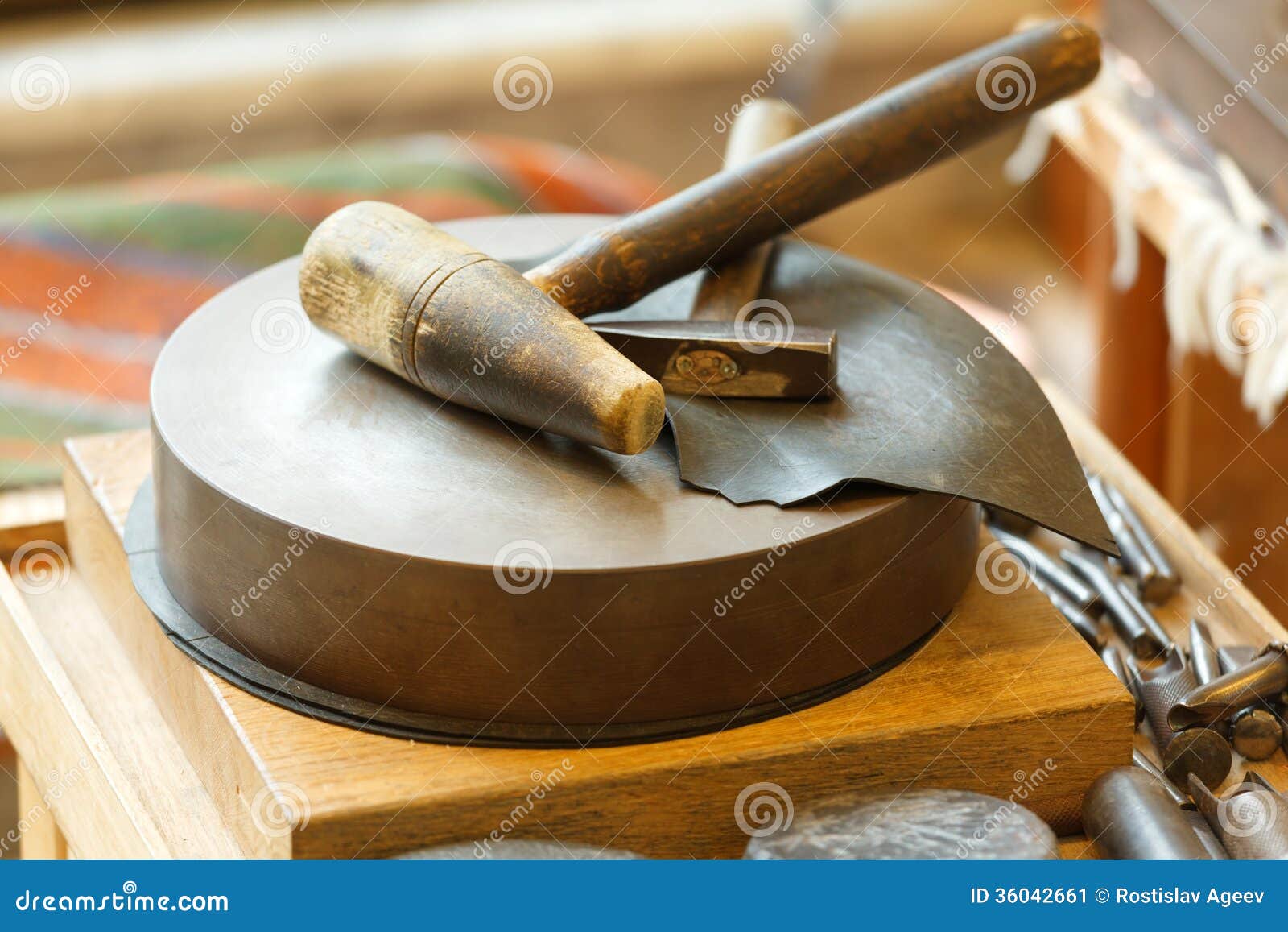 Tools for Metal Embossing stock image. Image of handmade - 36042661