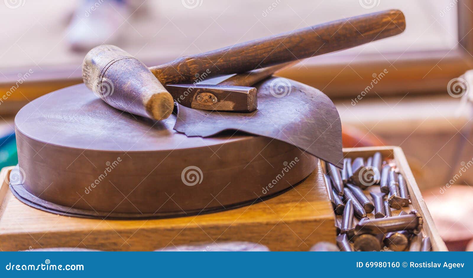 Tools for Metal Embossing stock photo. Image of ironwork - 69980160