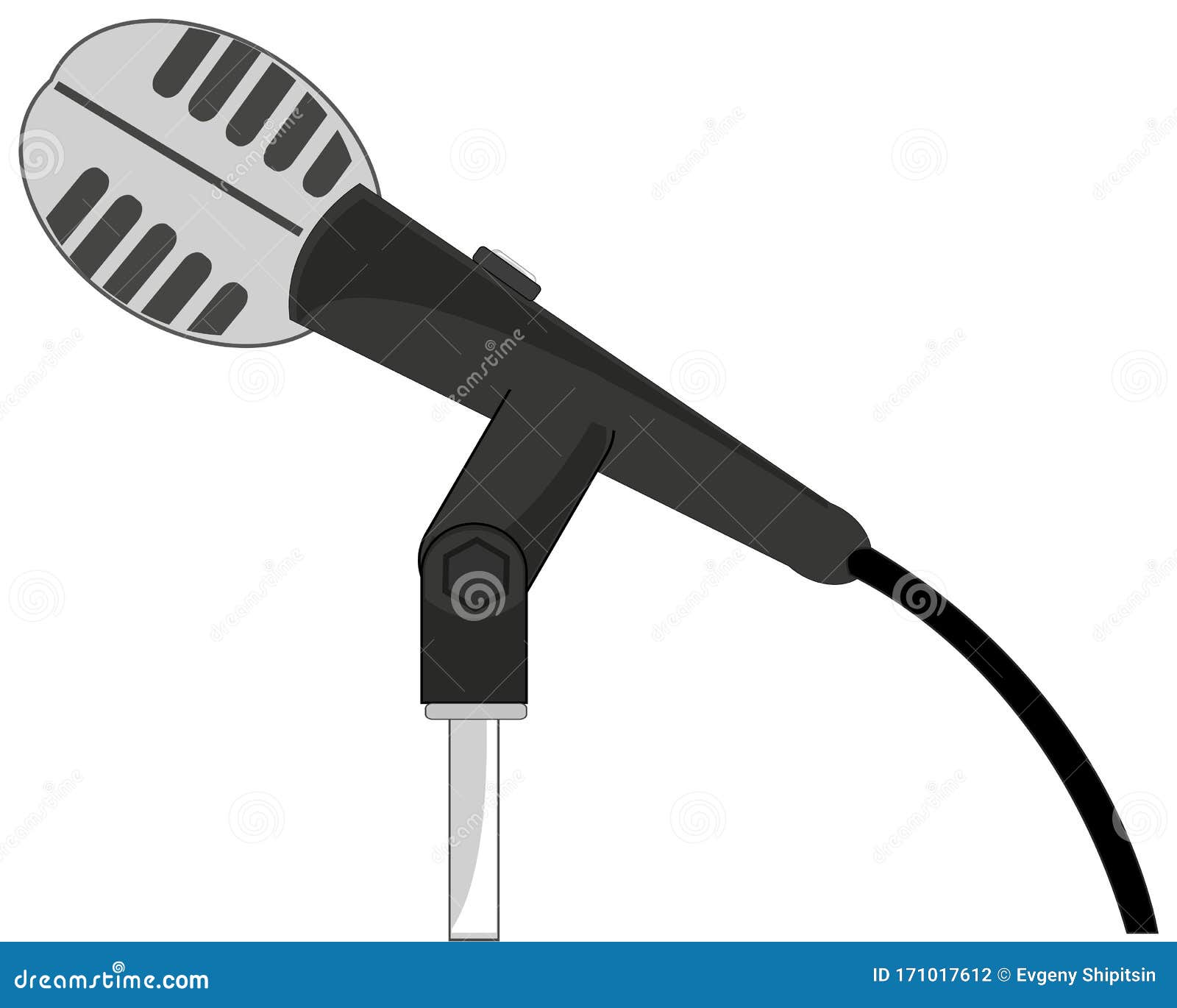 Tools Mike on White Background is Insulated Stock Illustration ...