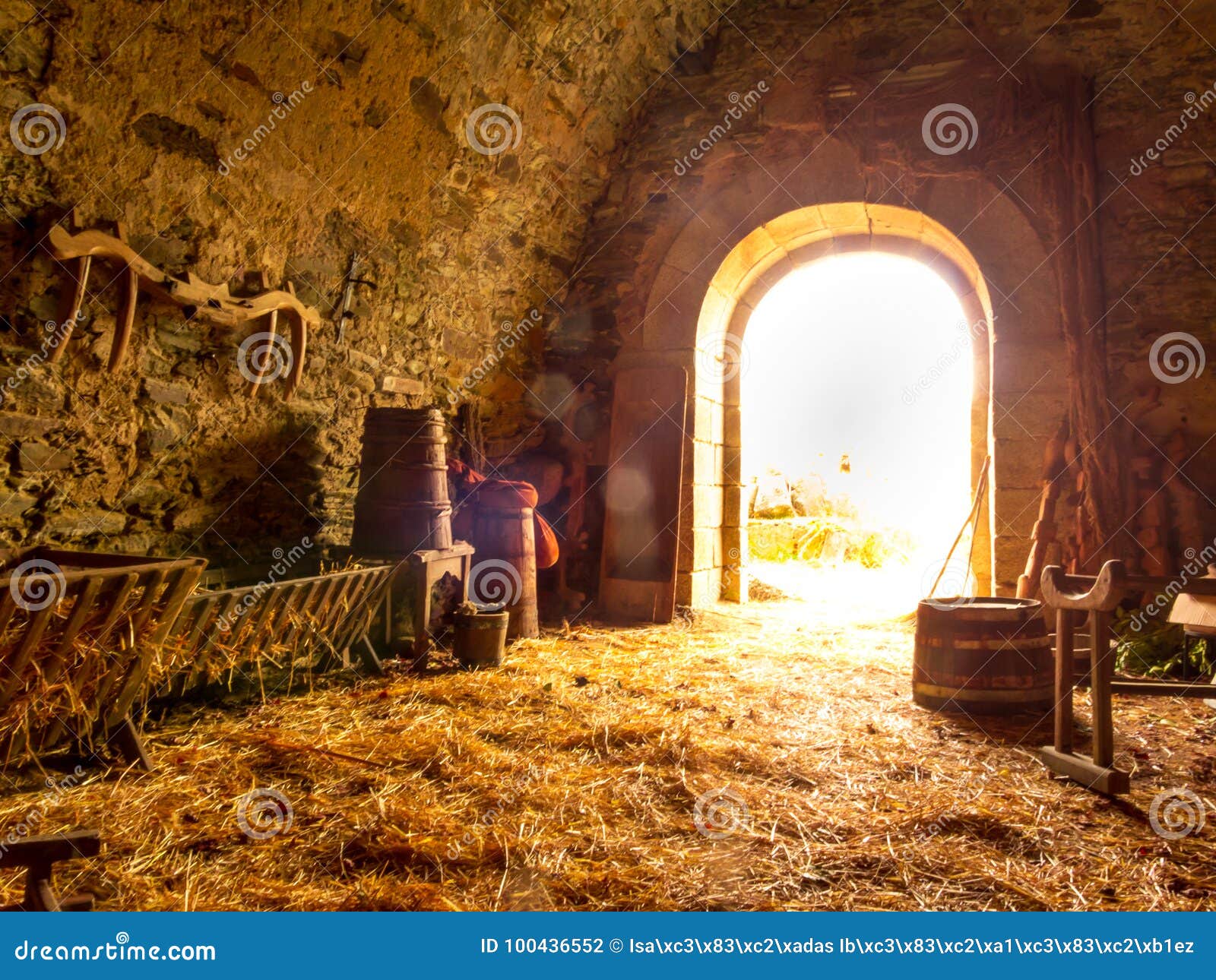 Tools and Objects Belonging To a Medieval Era Stock Photo - Image of ...