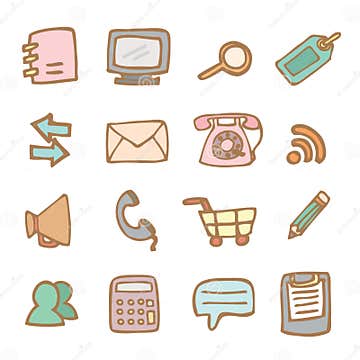 Tools and Objects for Office Supply Stock Vector - Illustration of ...