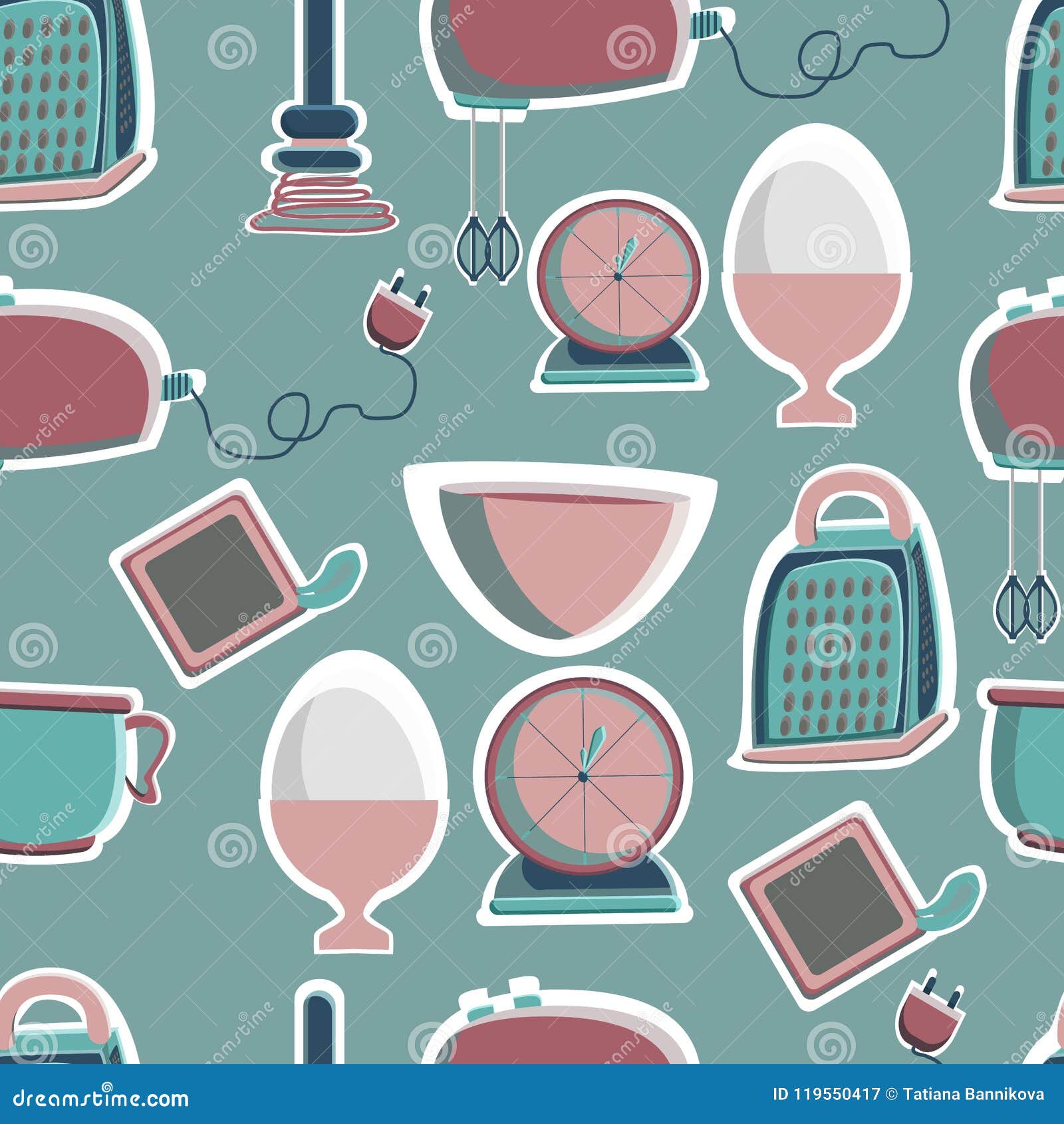 Tools for Pastry Maker. Vector Illustration Stock Vector - Illustration ...