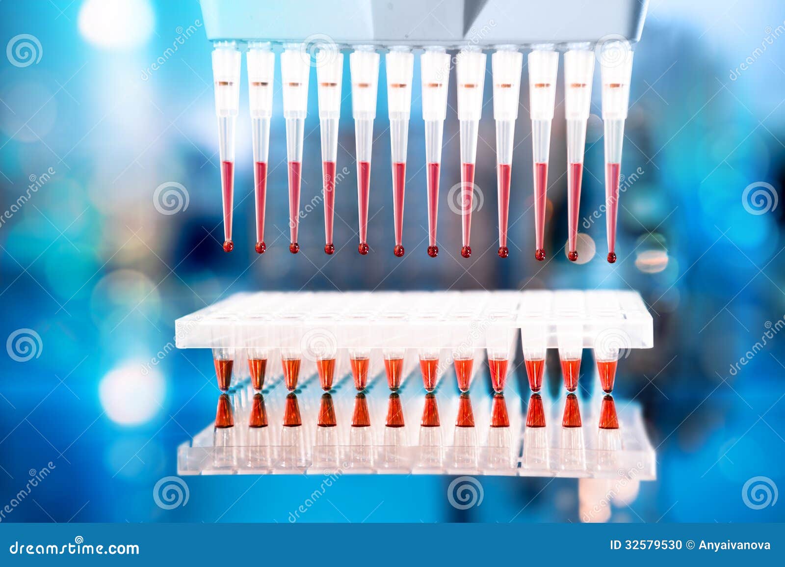 Tools for PCR Amplification of DNA Stock Photo - Image of paternity ...