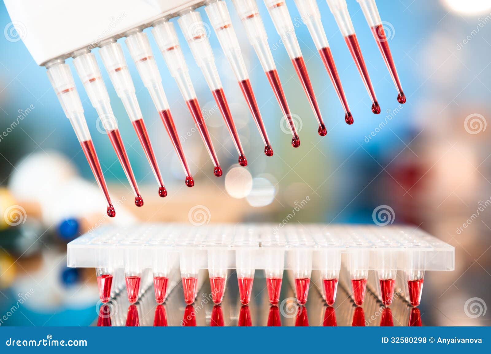 Tools for PCR Amplification of DNA Stock Photo - Image of generation ...