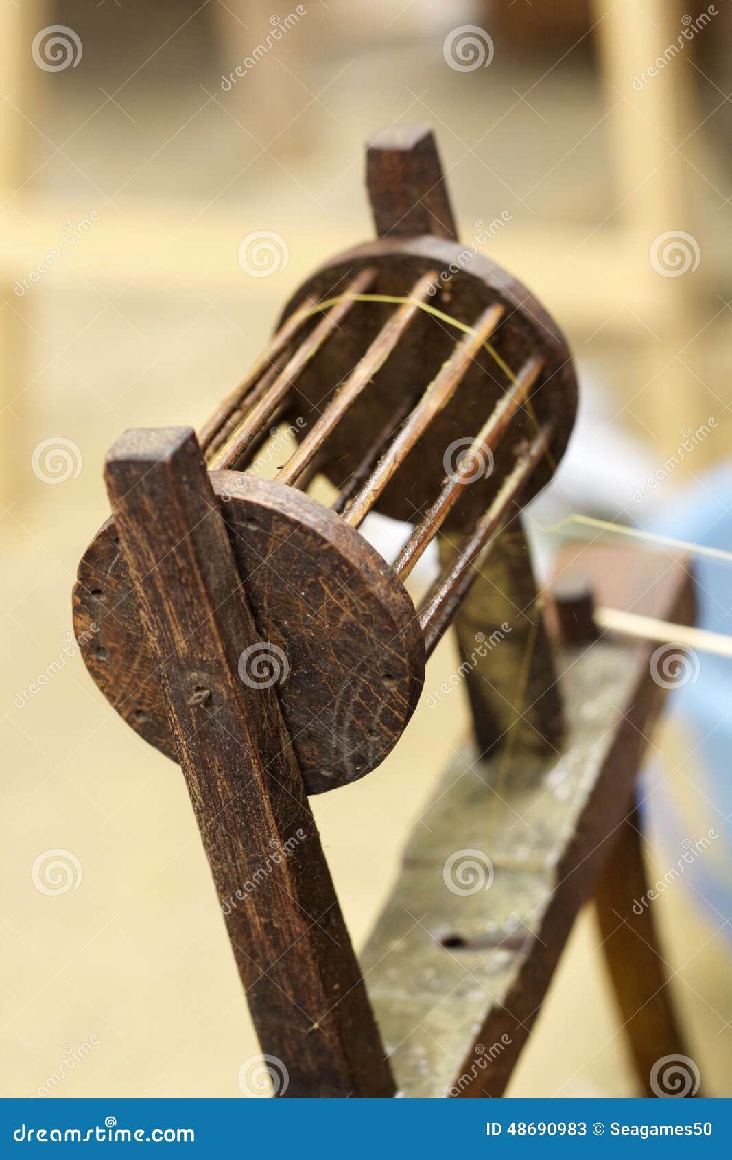 Tools Prepare a Cocoon Silk. Stock Image - Image of process, pampering ...