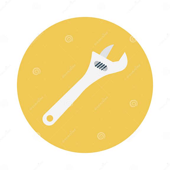 Tools Reception Vector Flat Icon Stock Illustration - Illustration of ...
