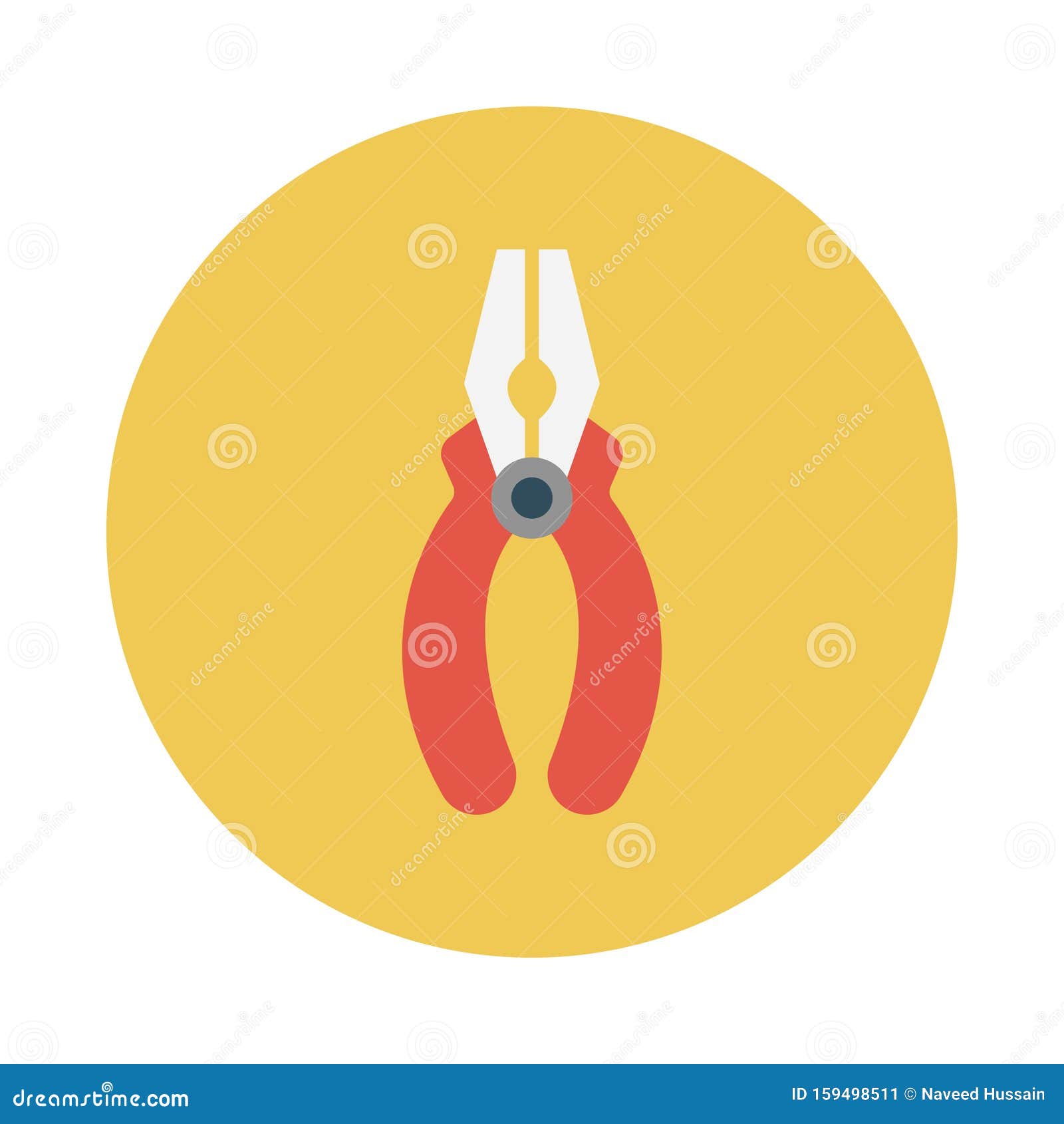 Tools Reception Vector Flat Icon Stock Illustration - Illustration of ...