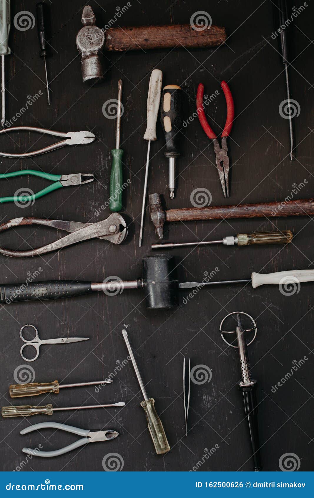 Different Tools for Repair and Construction Work Stock Photo - Image of ...