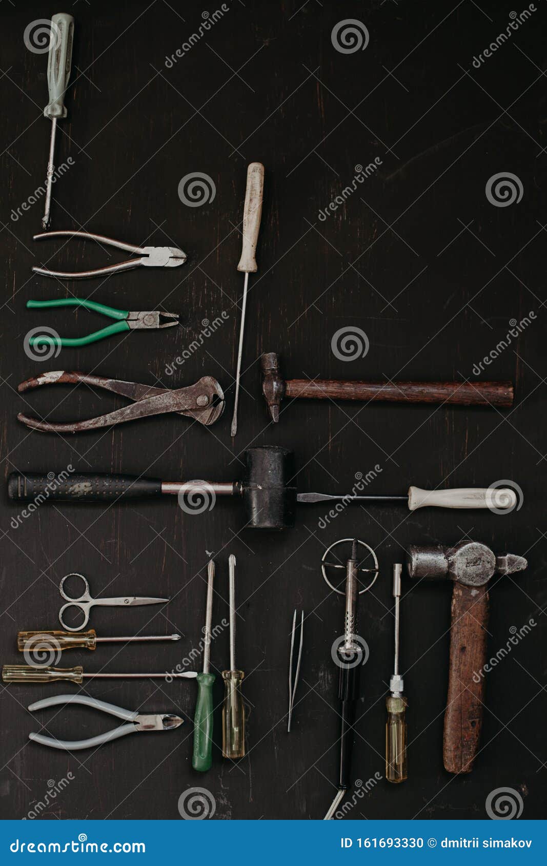 Different Tools for Repair and Construction Work Stock Photo - Image of ...