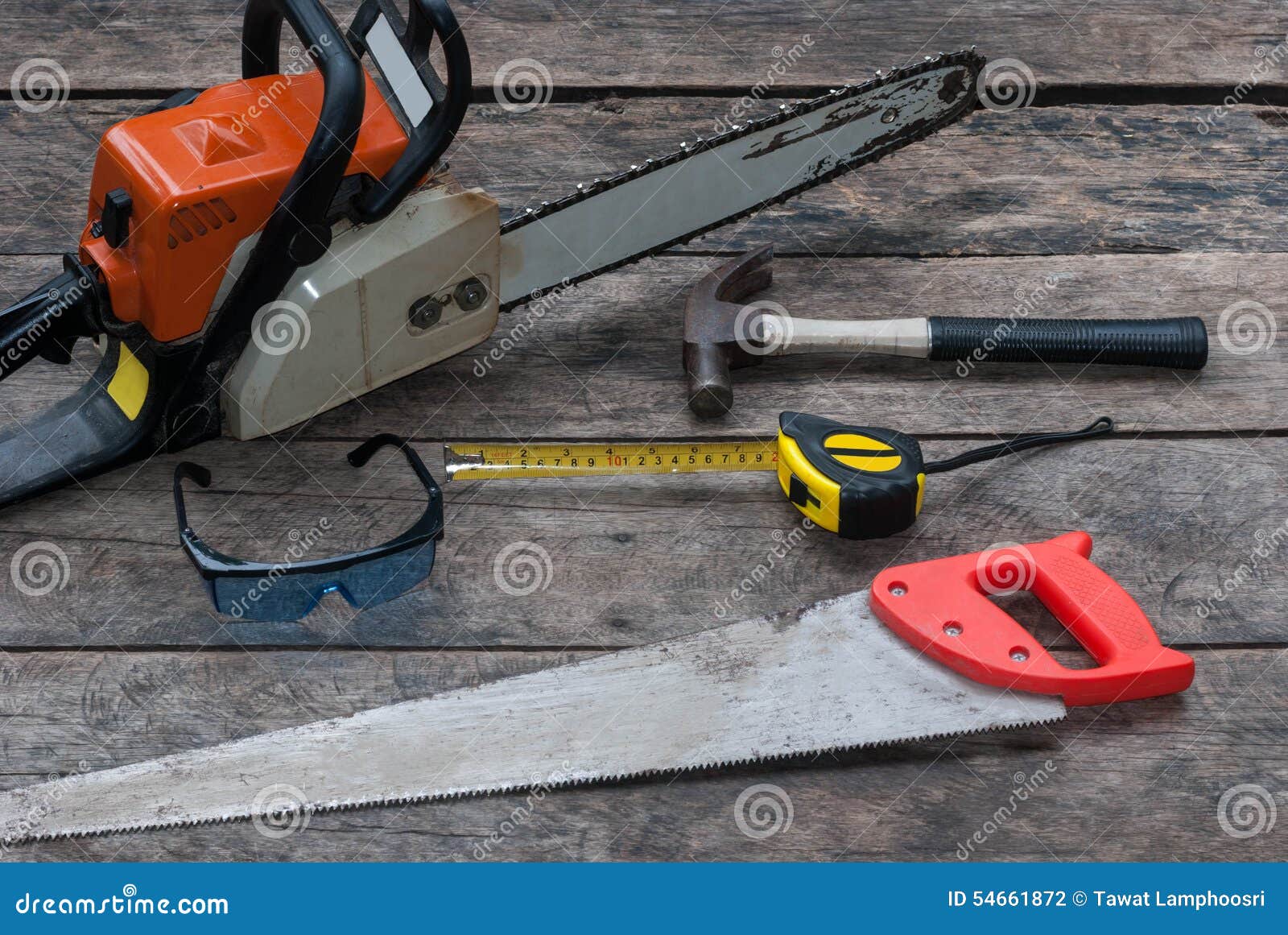 Tools Rustic Wood Background Royalty-Free Stock Photo | CartoonDealer ...