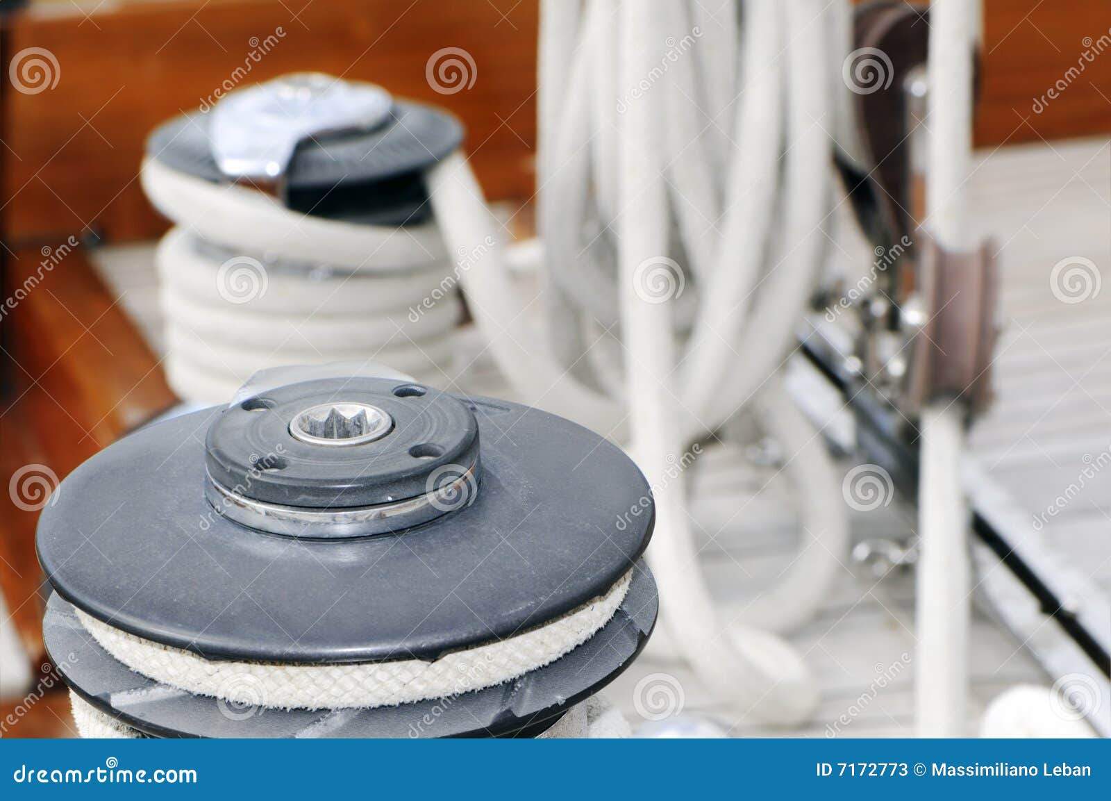 Tools of a sailboat stock image. Image of equipmet, sailing - 7172773