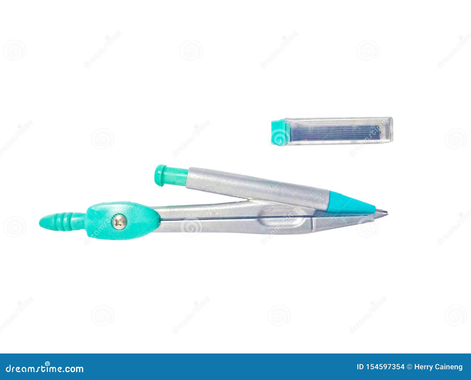 Tools: Compasses, Drawing Tool, Isolated on White Background Stock ...