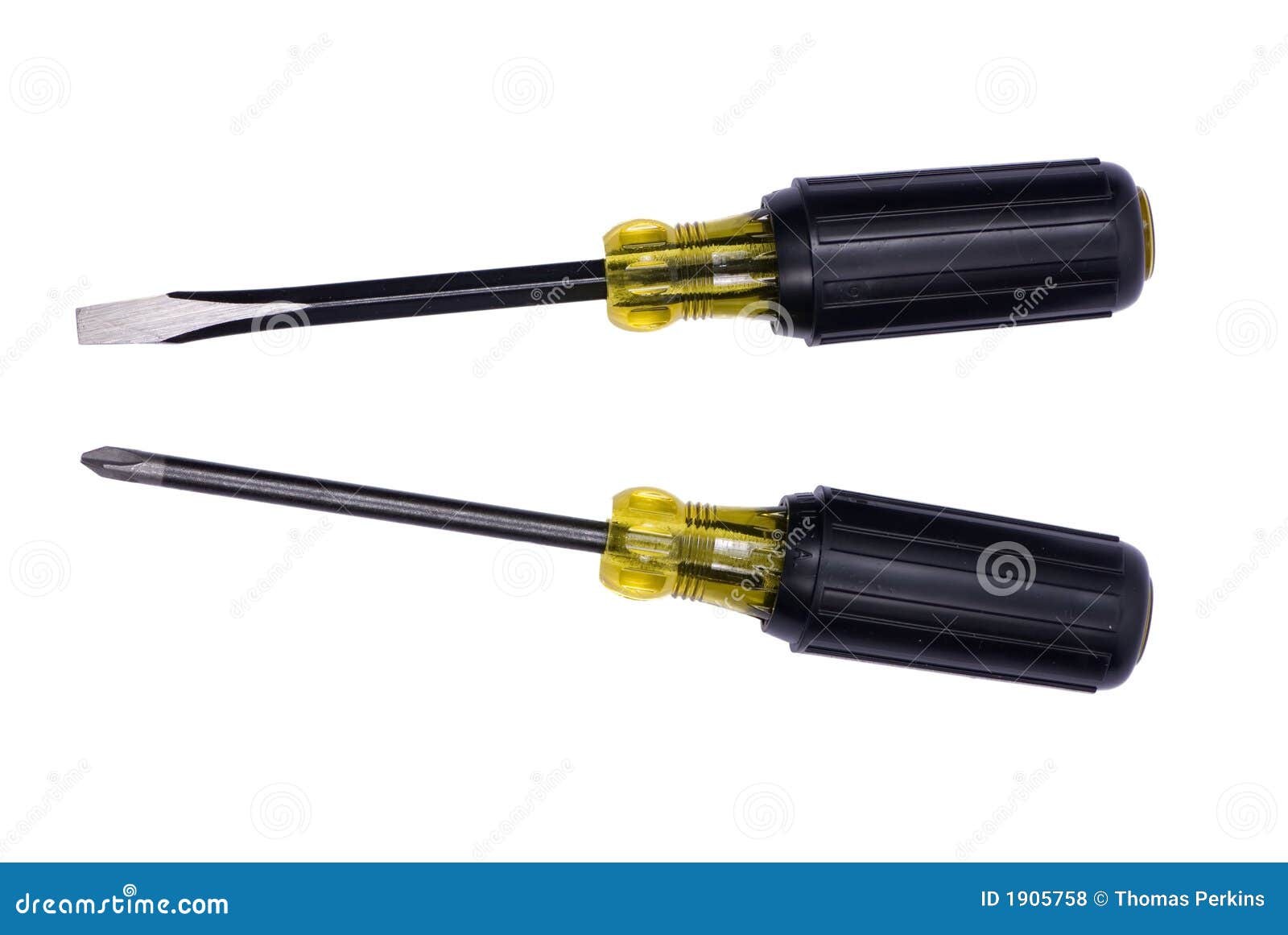 Tools Series (two Screwdrivers) Stock Photo - Image of slot ...