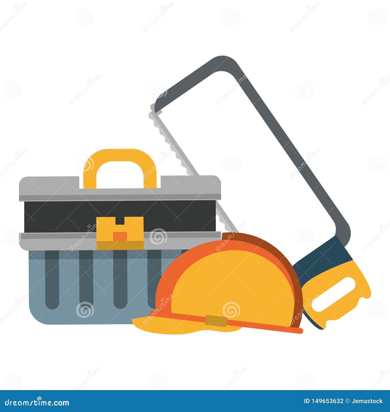 Tools Set Collection Workshop Icons Cartoon Stock Vector - Illustration ...