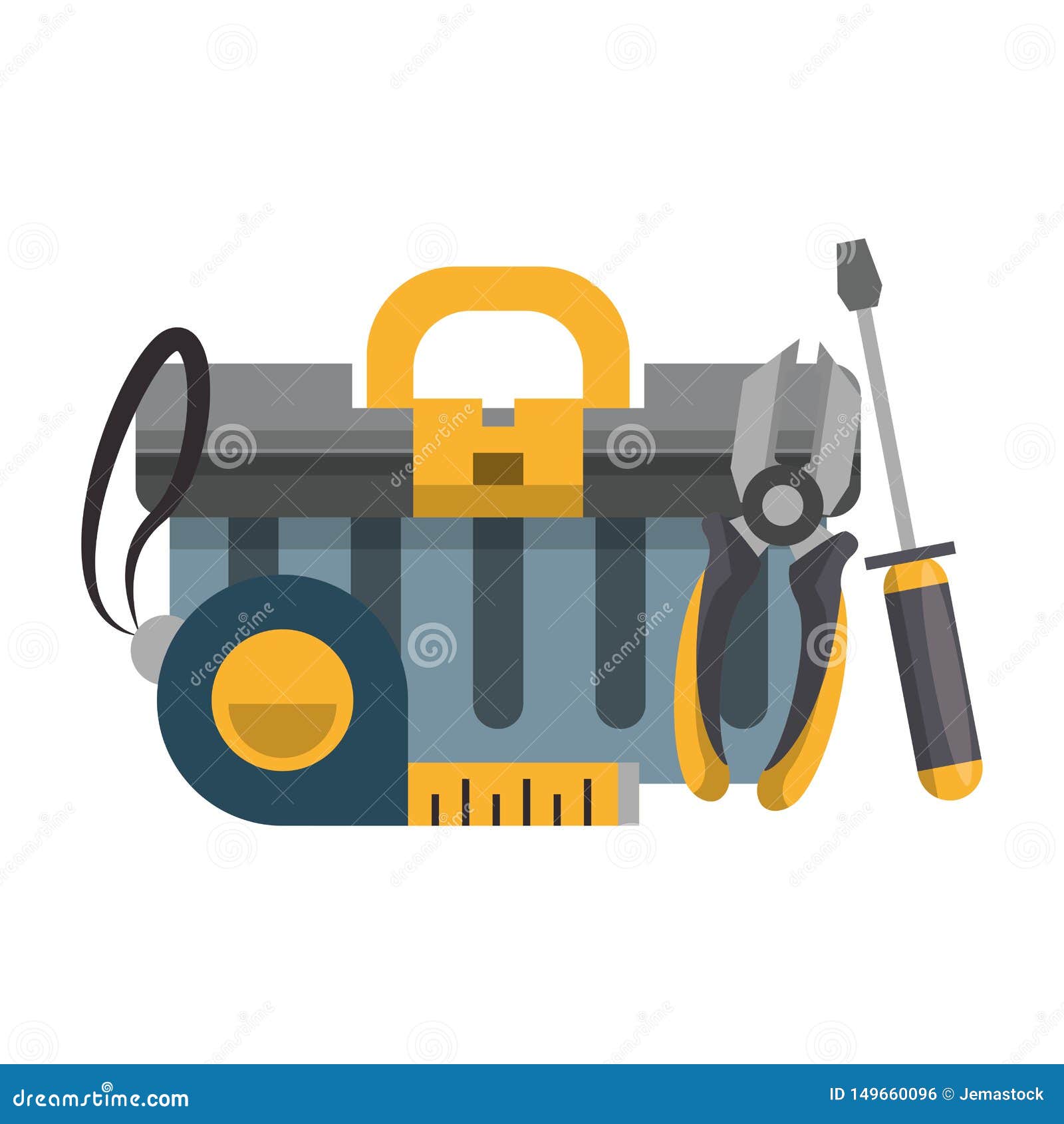 Tools Set Collection Workshop Icons Cartoon Stock Vector - Illustration ...