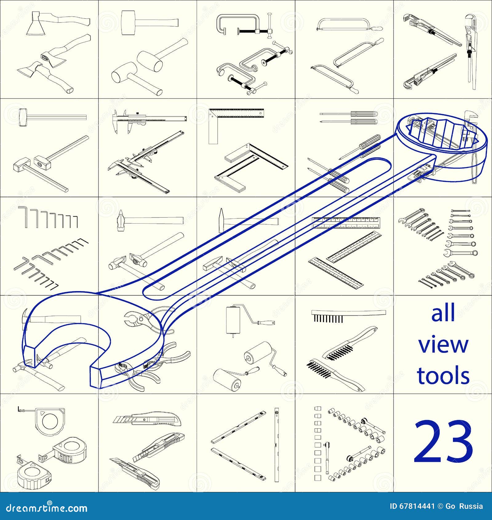 Art Line Toolbox Stock Illustrations – 1,666 Art Line Toolbox Stock ...