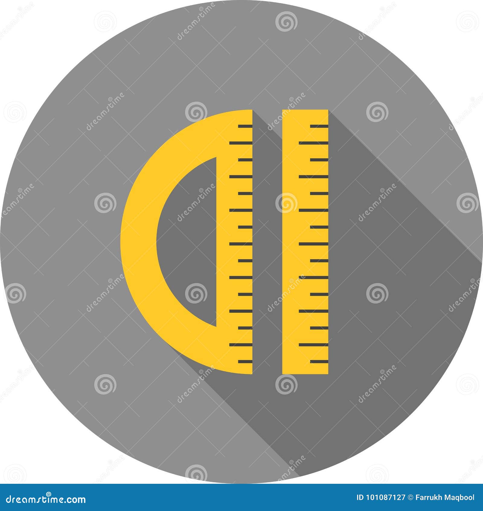 Geometry Tools I stock vector. Illustration of compass - 101087127