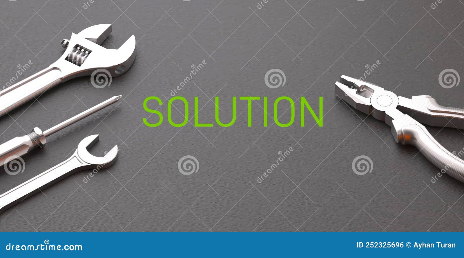 Tools,solution,question Marks,feedback and Ideas Concept Stock ...