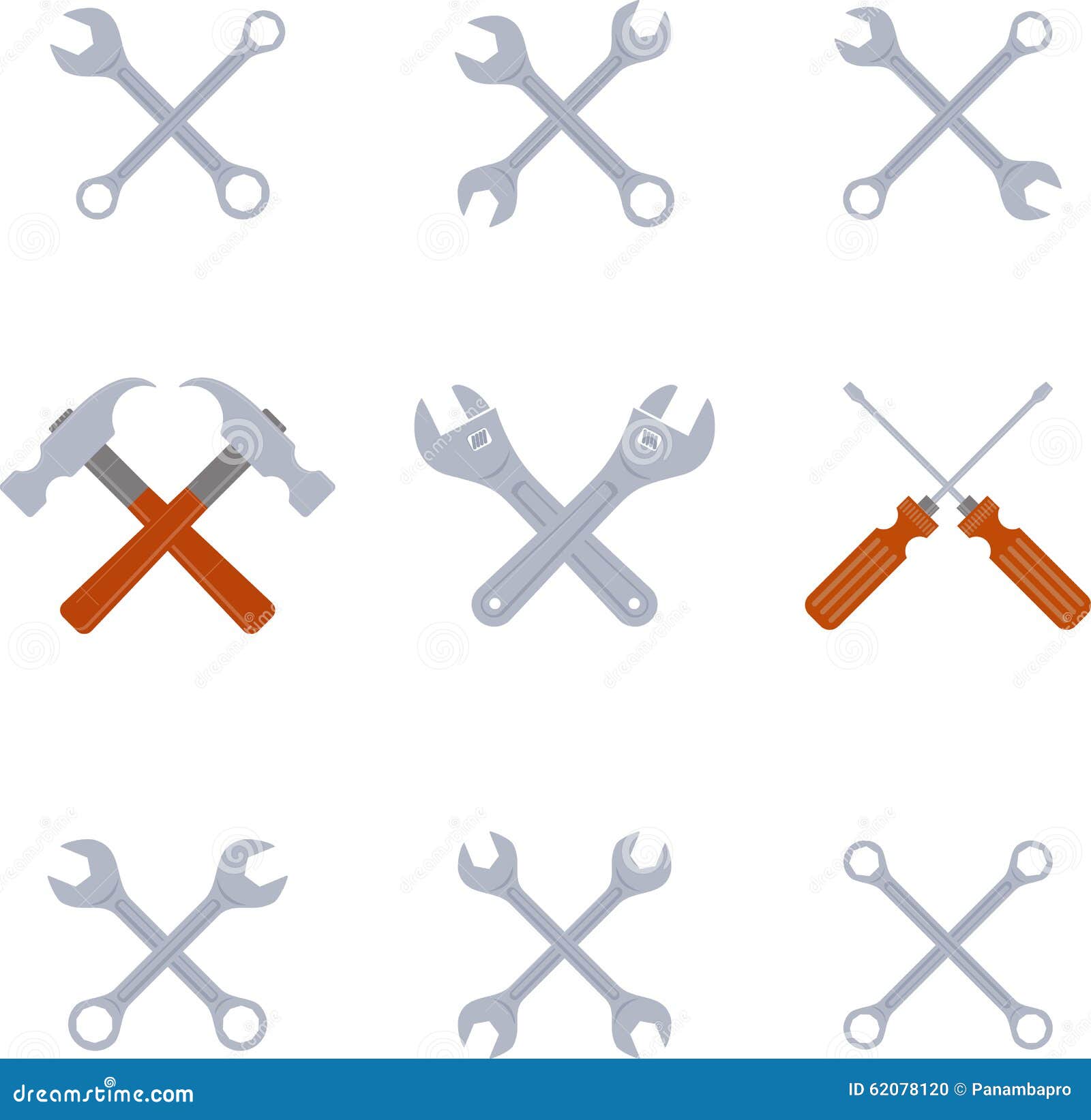 Tools symbol stock vector. Illustration of mechanic, equipment - 62078120