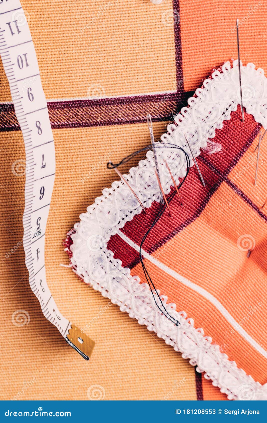 Tools for Tailor, Instruments for Practicing Sewing Stock Image - Image ...