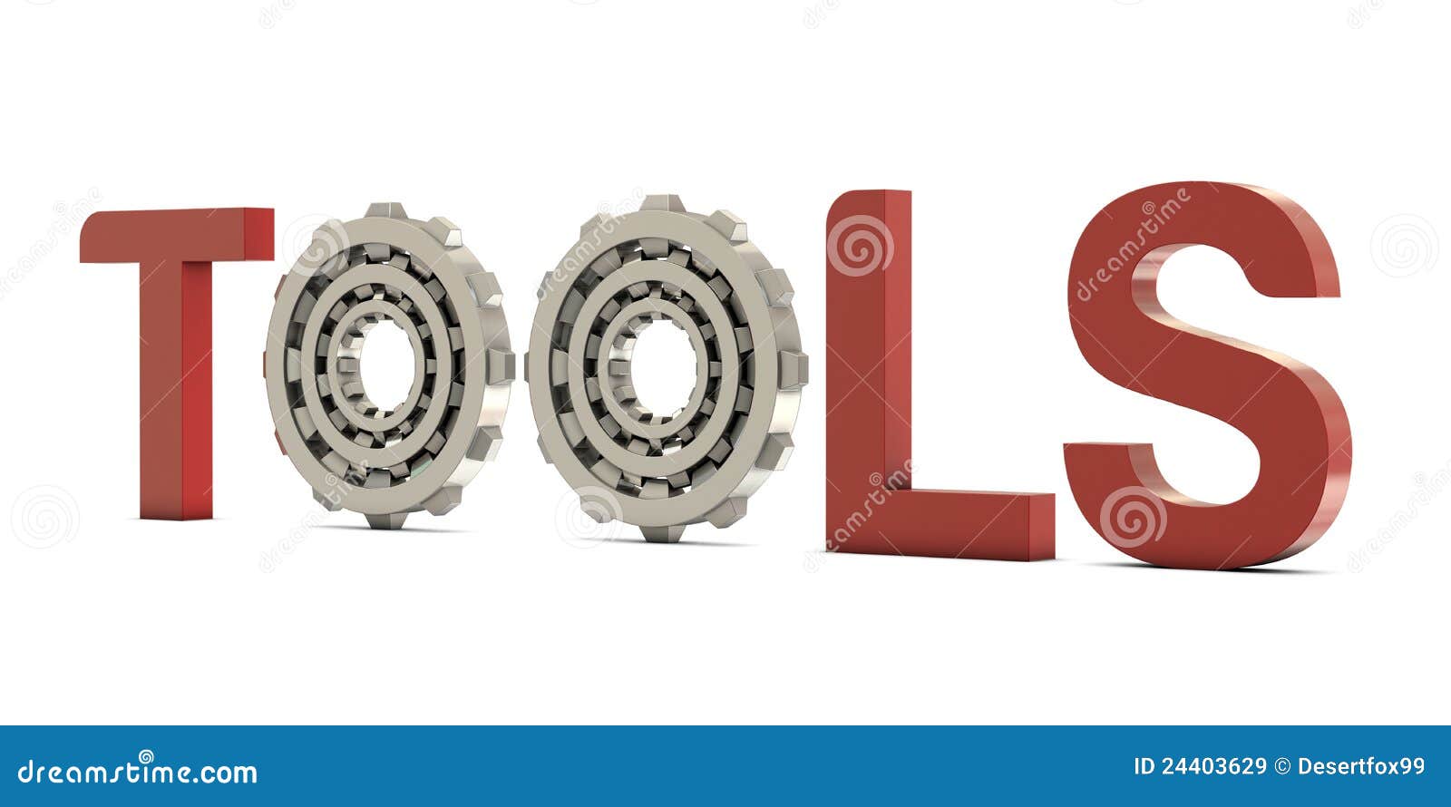 Tools text with gears stock illustration. Illustration of metal - 24403629