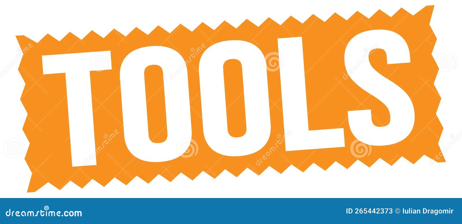 TOOLS Text Written on Orange Stamp Sign Stock Illustration ...