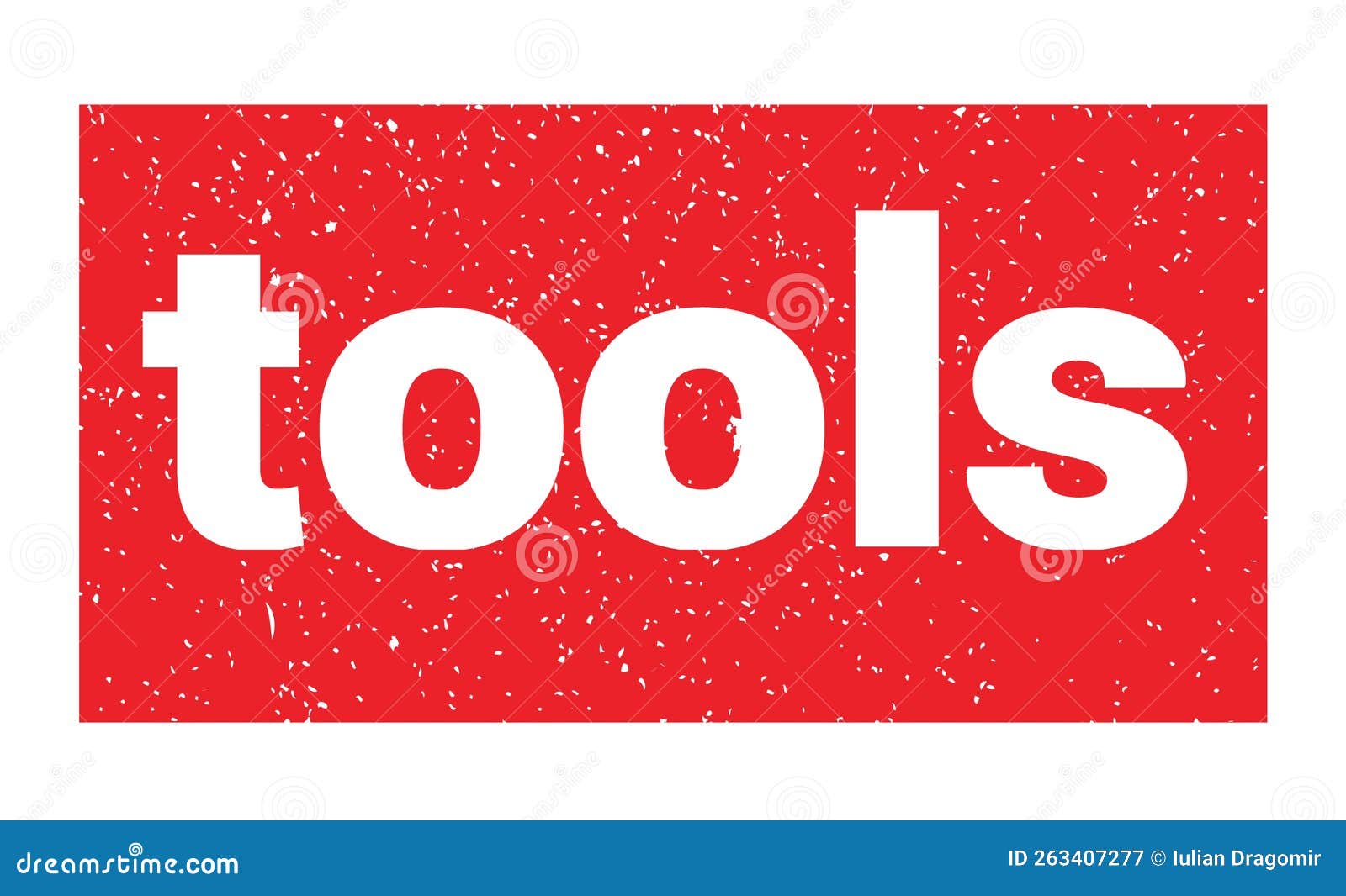 Tools Text Written on Red Stamp Sign Stock Illustration - Illustration ...