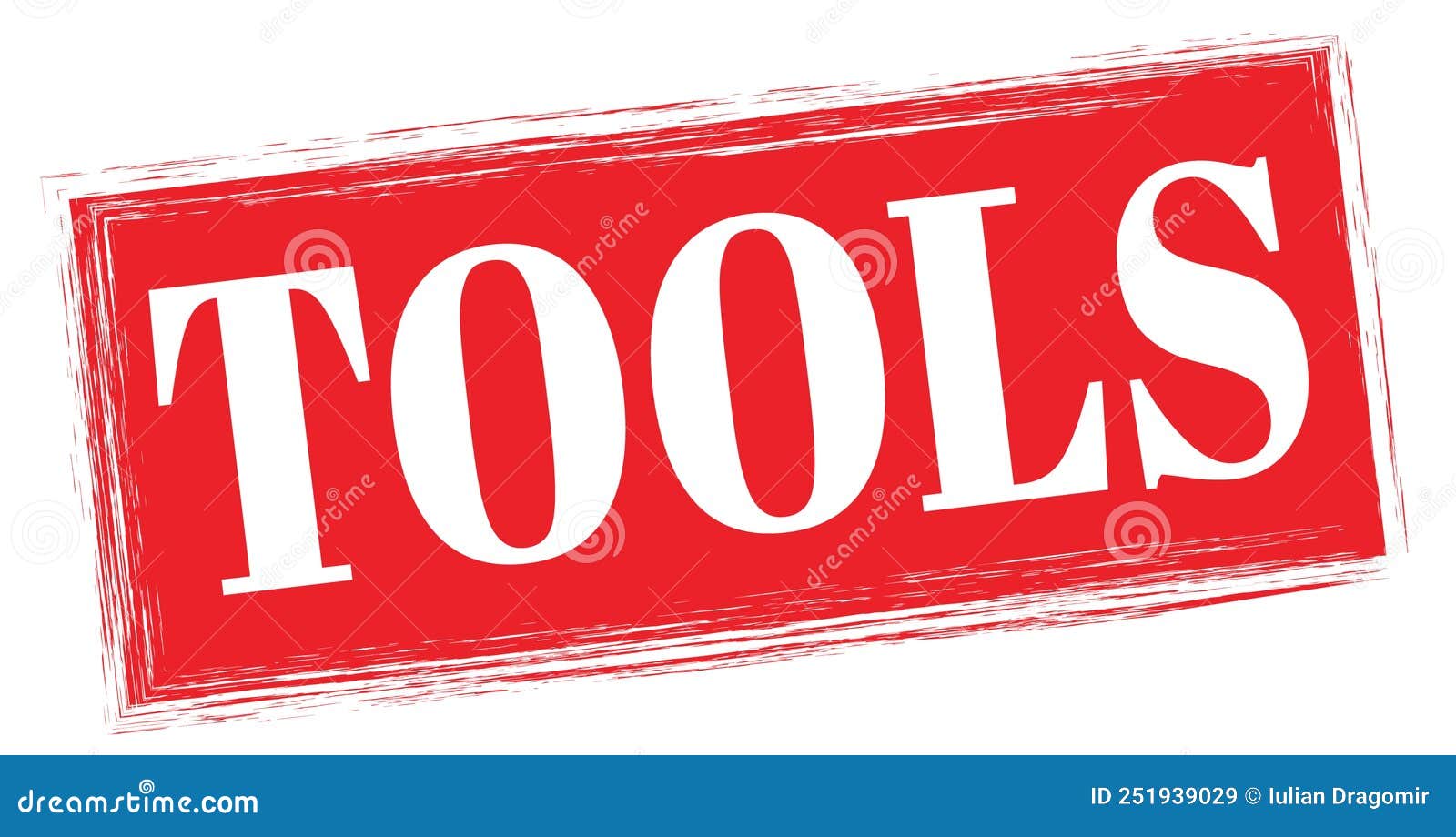 TOOLS Text Written on Red Stamp Sign Stock Illustration - Illustration ...