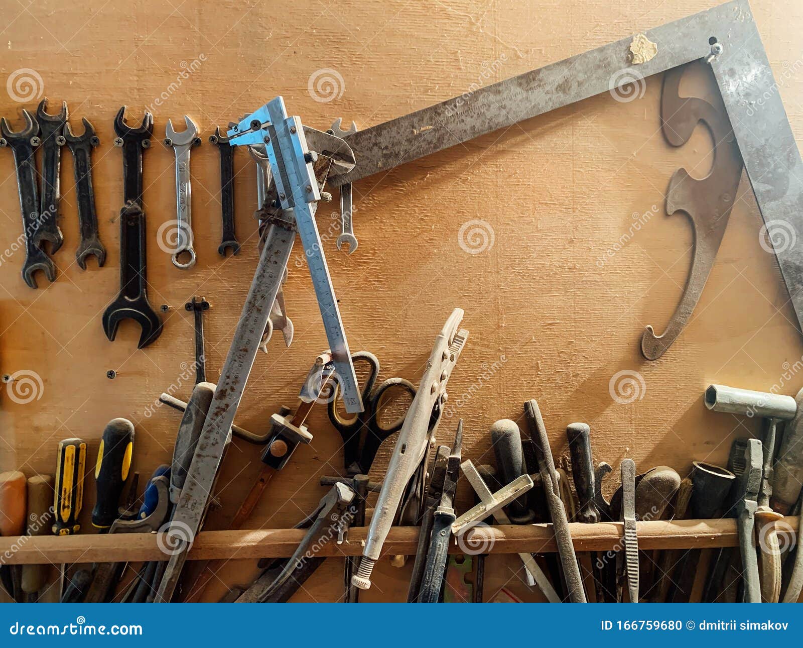 Tools To Work As a Master Carpenter Mechanic Stock Photo - Image of ...
