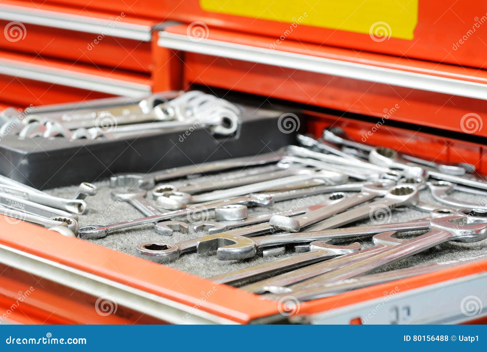 Tools in a tool box stock photo. Image of puncher, equipment - 80156488