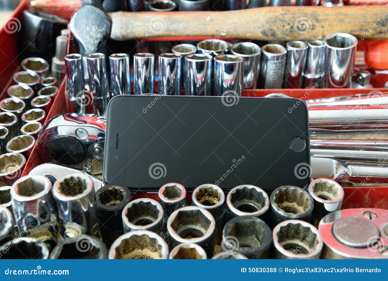 Tools of the trade stock photo. Image of learning, mobile - 50830388