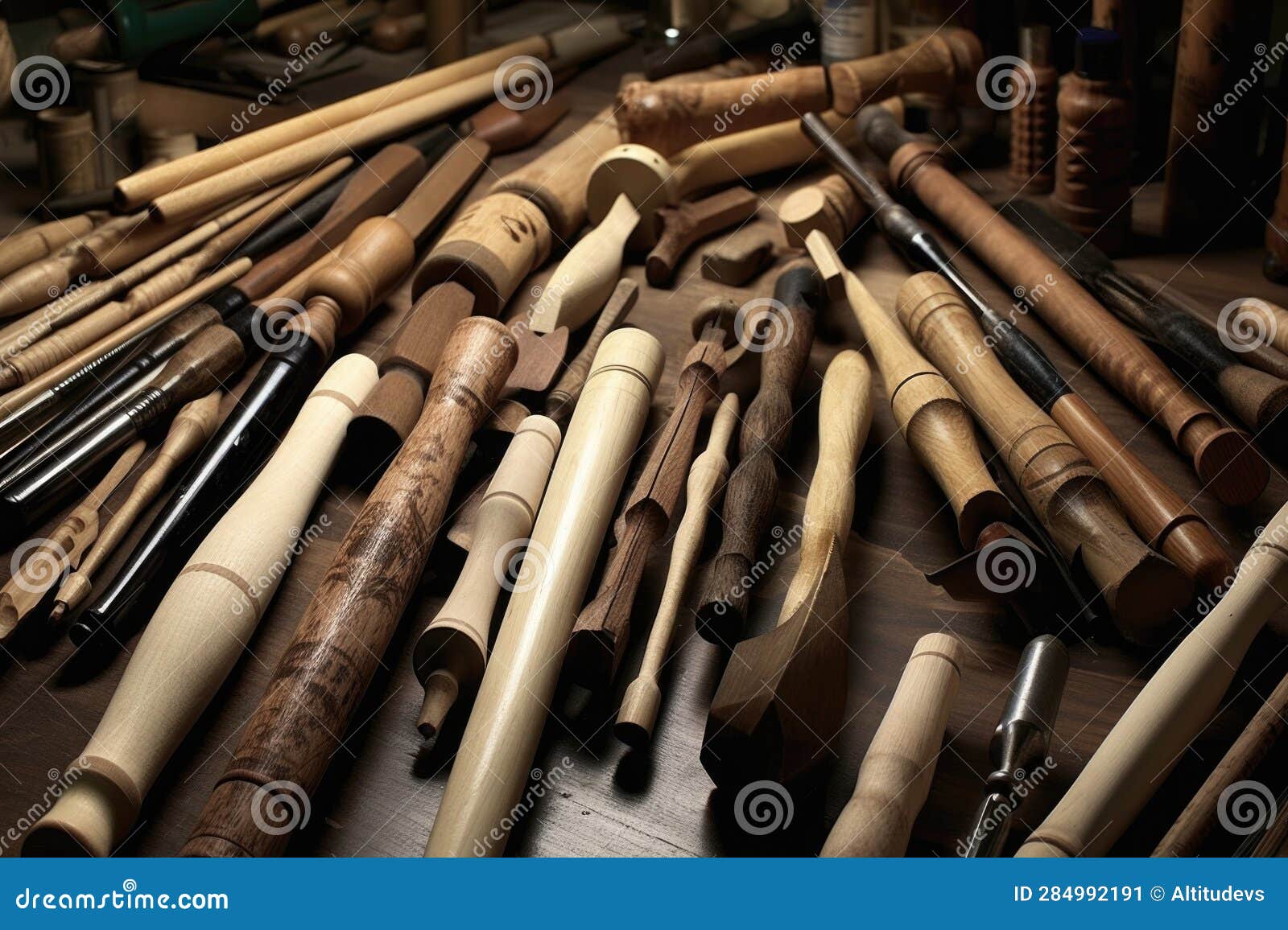 Tools Used in Cricket Bat Manufacturing Stock Illustration ...