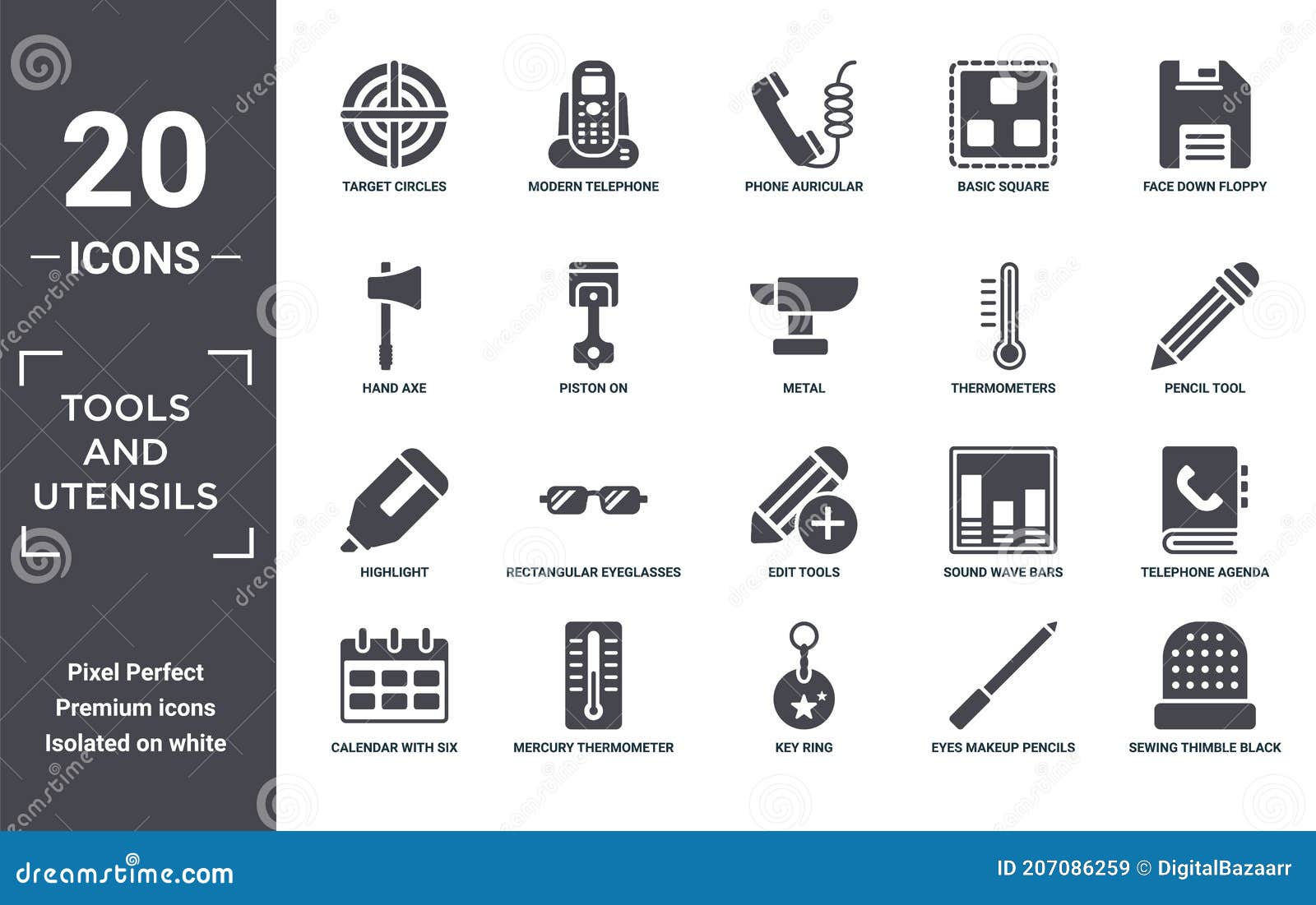 Pencils Degrees Of Hardness Different Grades Lengths Cartoon Vector ...
