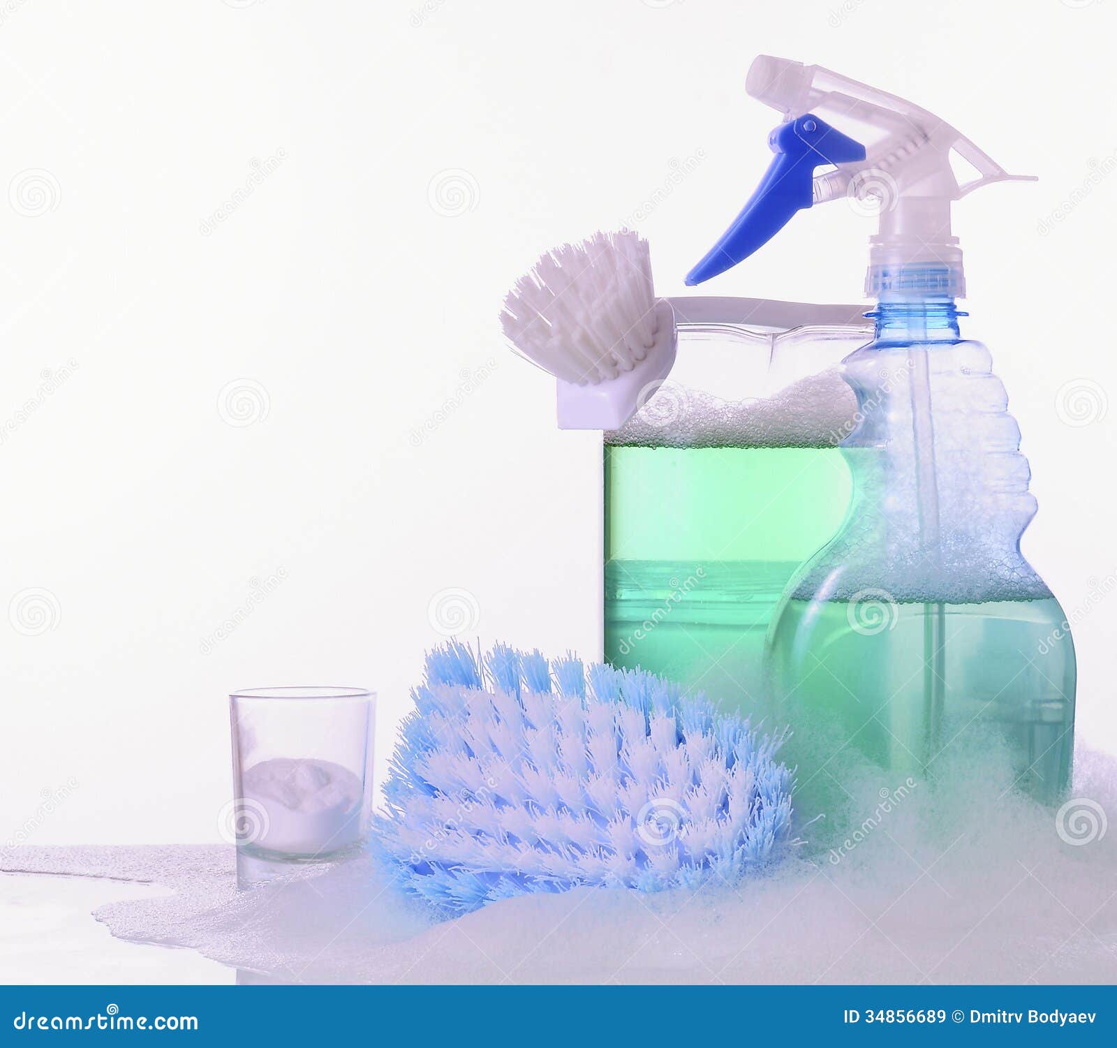 Tools for Washing and Cleaning. Stock Image - Image of detergent, ideas ...
