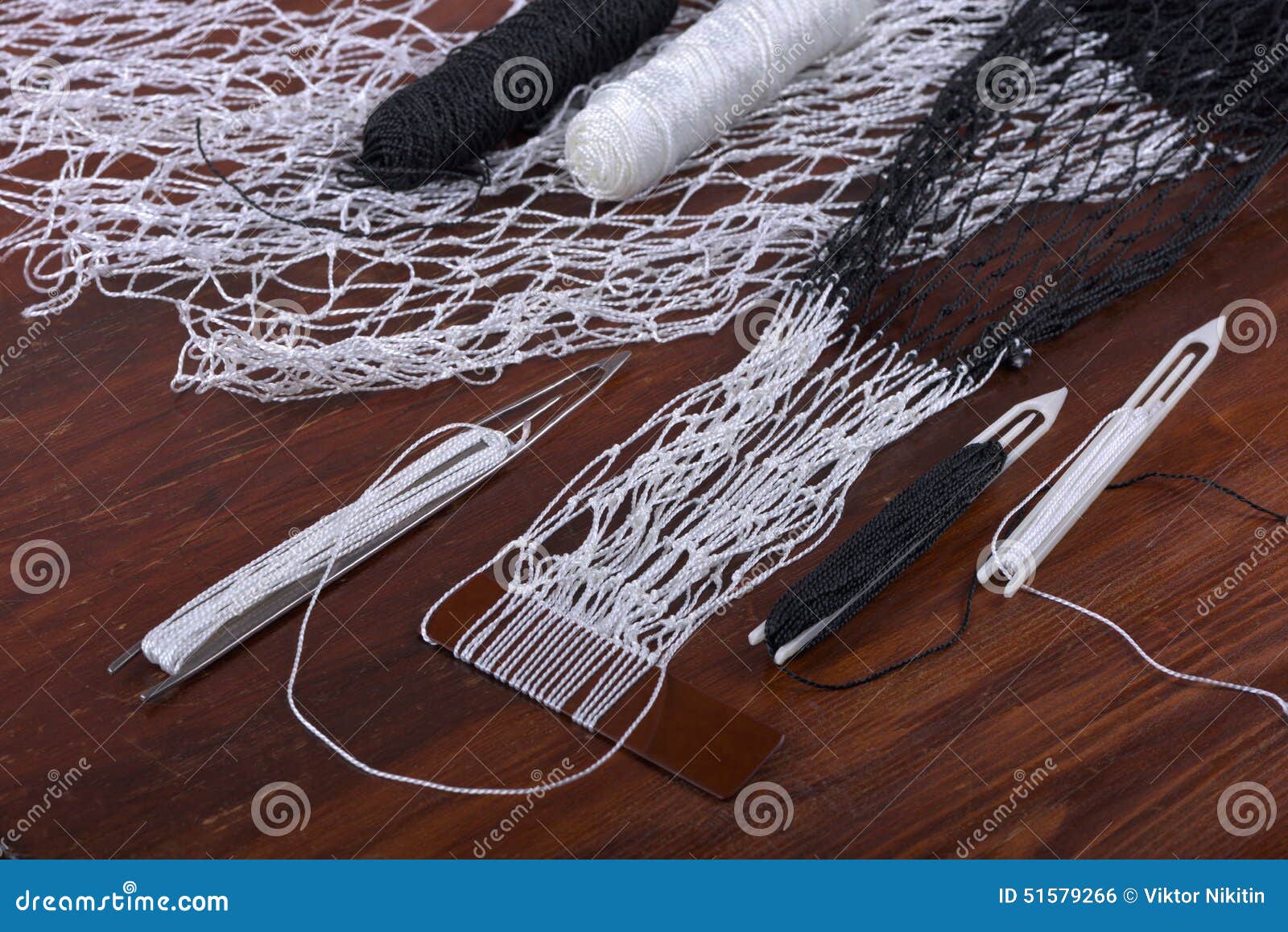 Tools for weaving fishnet stock photo. Image of fishing - 51579266
