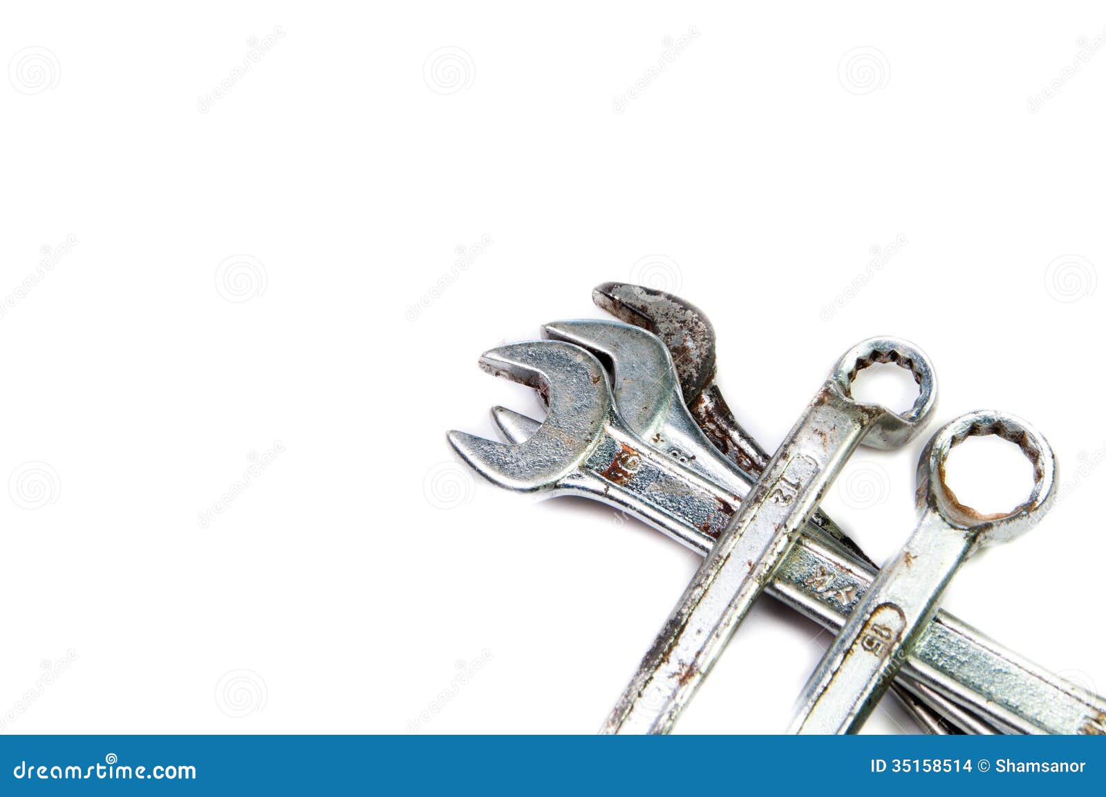 Tools on white background stock photo. Image of cement - 35158514