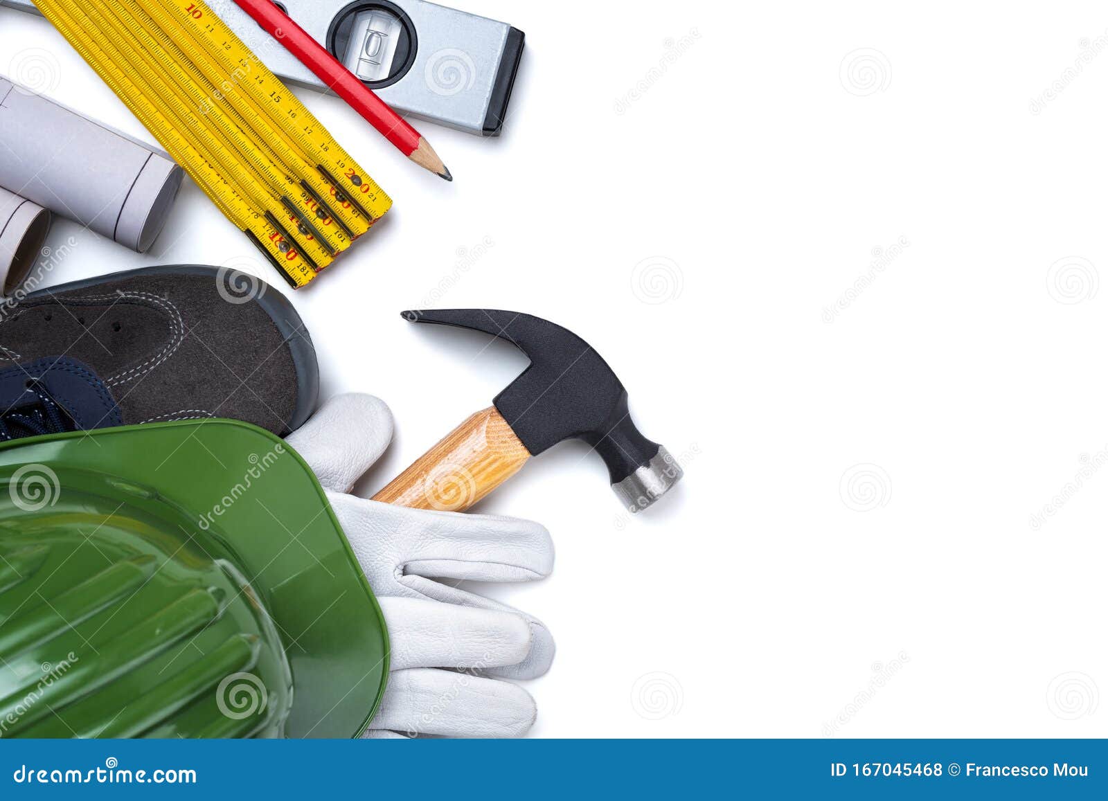 Tools and Work Equipment for Carpenter. Carpentry Stock Photo - Image ...