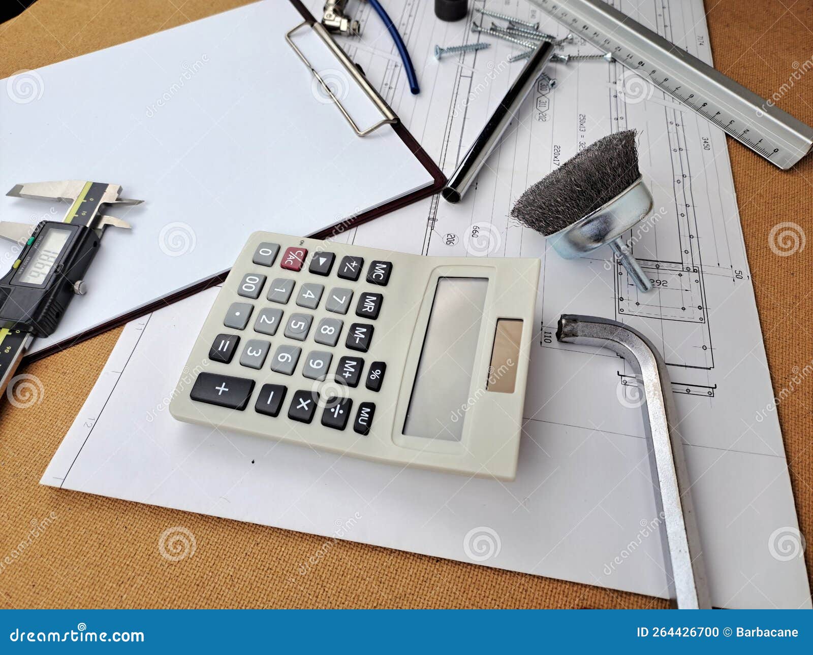 Activity Caliber of Measuring Objects Stock Photo - Image of culture ...