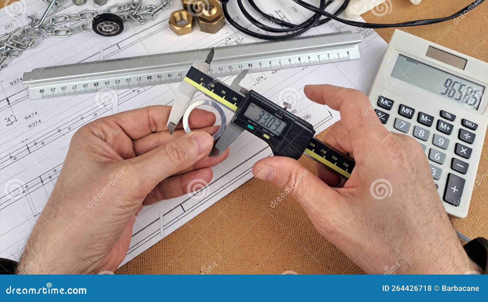 Tools Workbench Measuring Caliper Stock Photos - Free & Royalty-Free ...