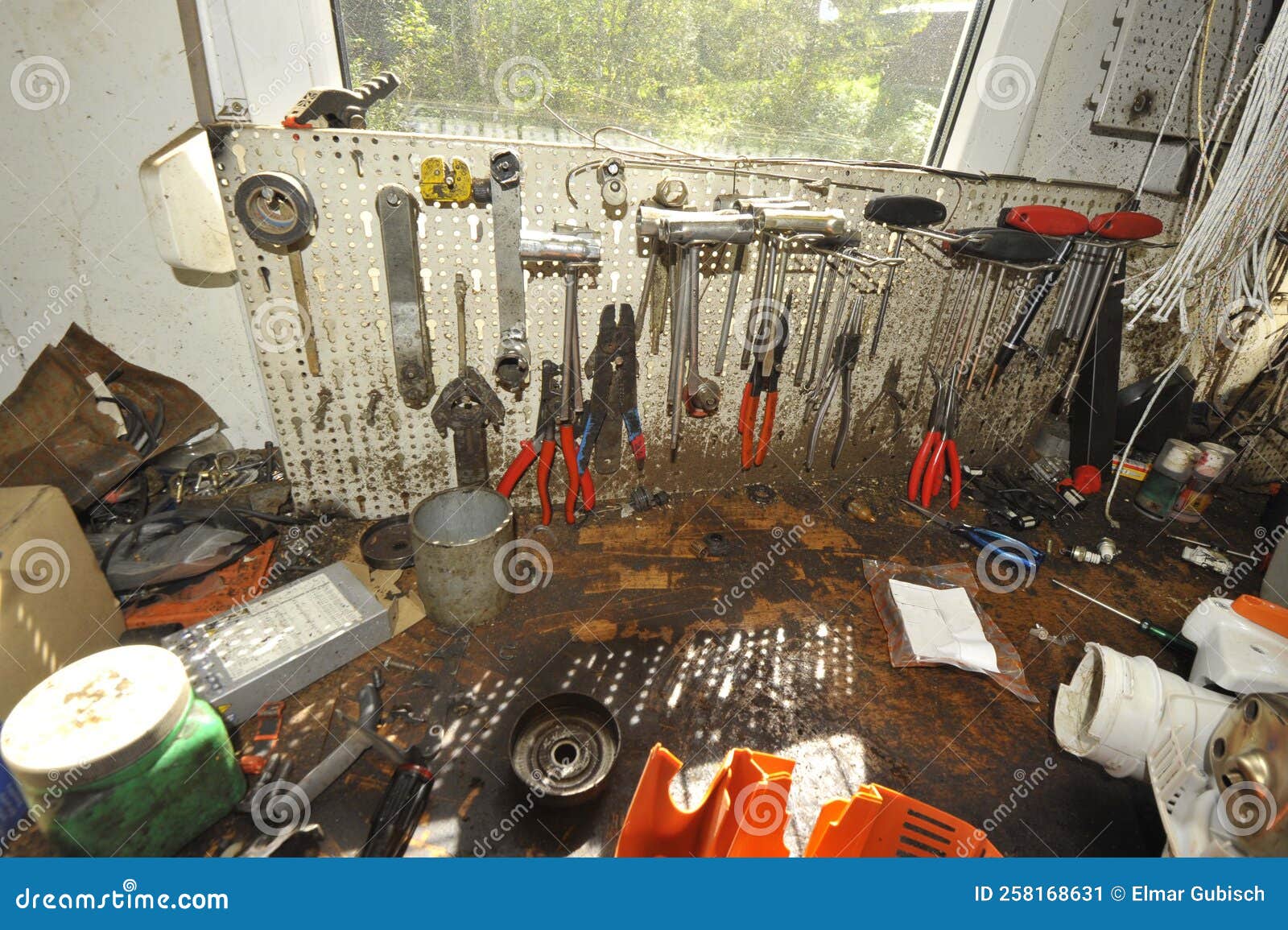 Tools in a Workshop or Workroom Stock Image - Image of production ...
