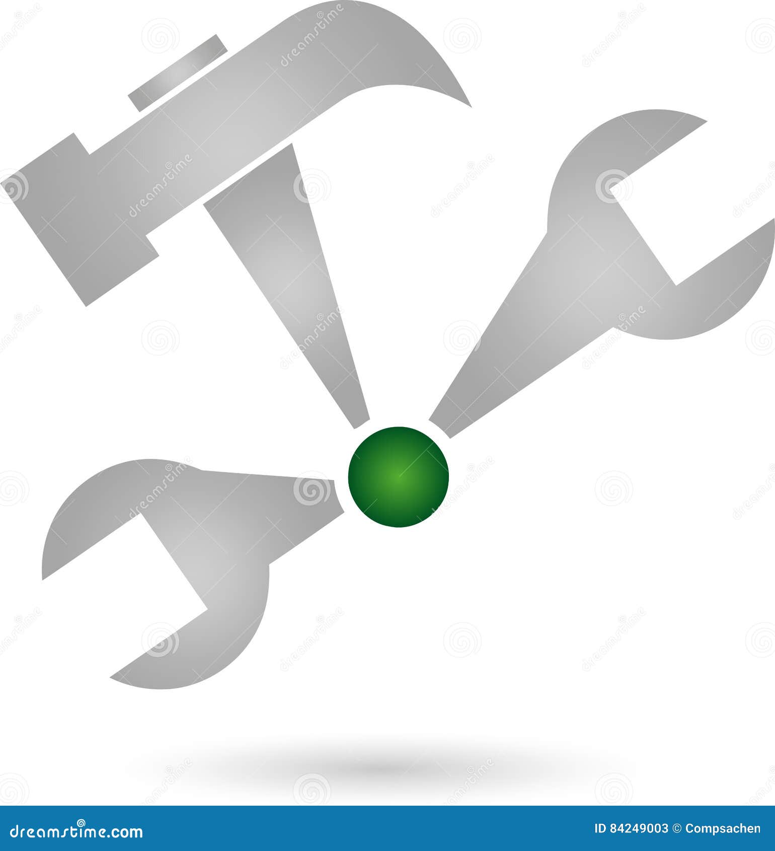 Tools, Wrench, Hammer, Locksmith Logo Stock Vector - Illustration of ...