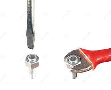 Tools, wrong and right stock photo. Image of correct, incorrect - 8561972