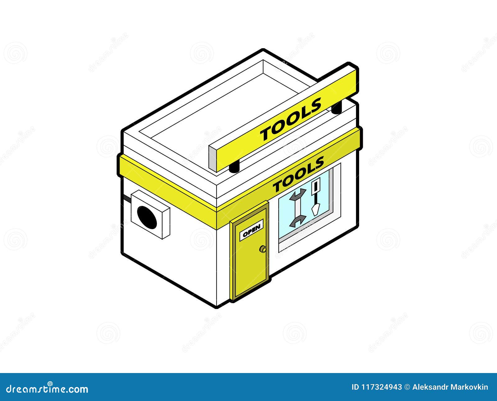 Toolshop Building in Isometric Projection Necessary Creative Designers ...