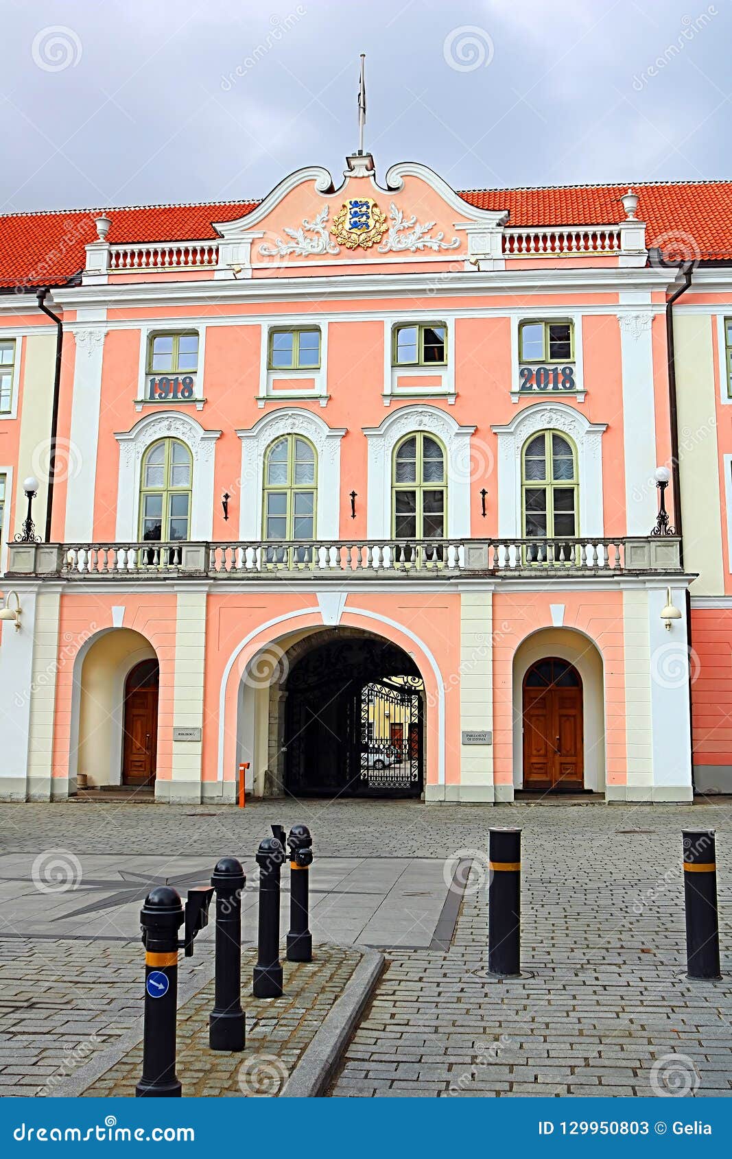 Toompea Castle in Tallinn, Estonia Stock Image - Image of architecture ...