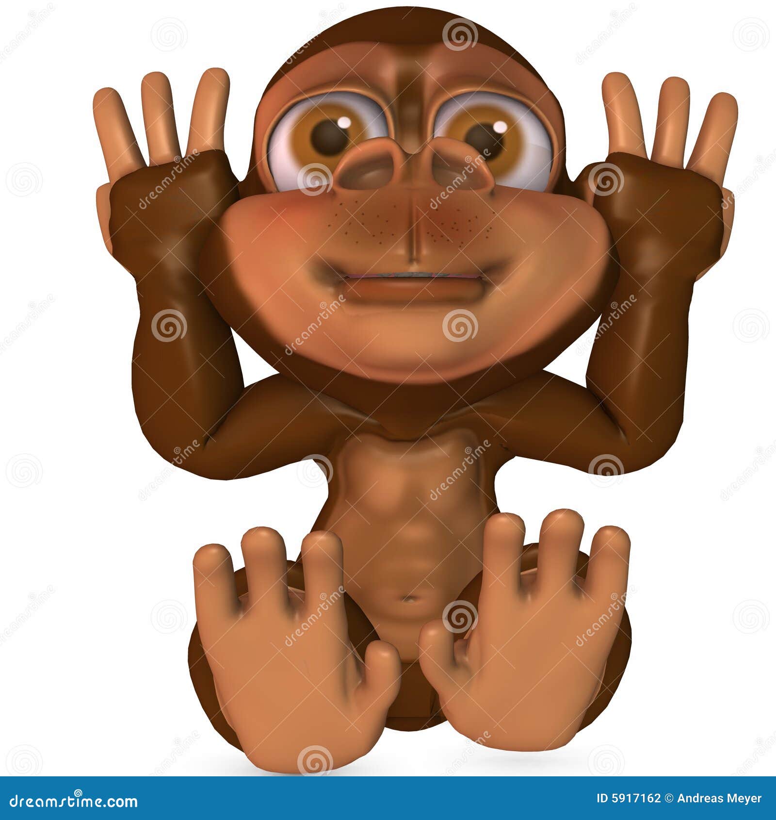 Toon Ape stock illustration. Illustration of monkey, cartoon - 5917162