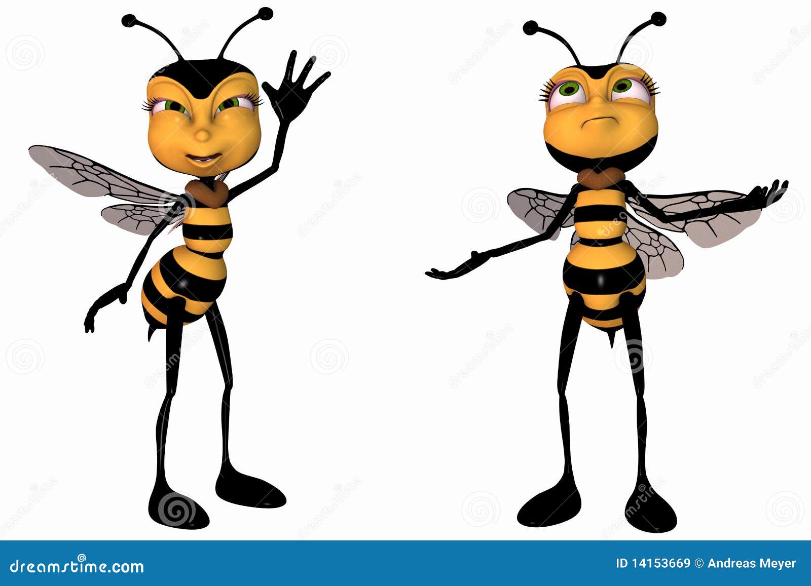 Toon Bee stock illustration. Illustration of figure, anime - 14153669