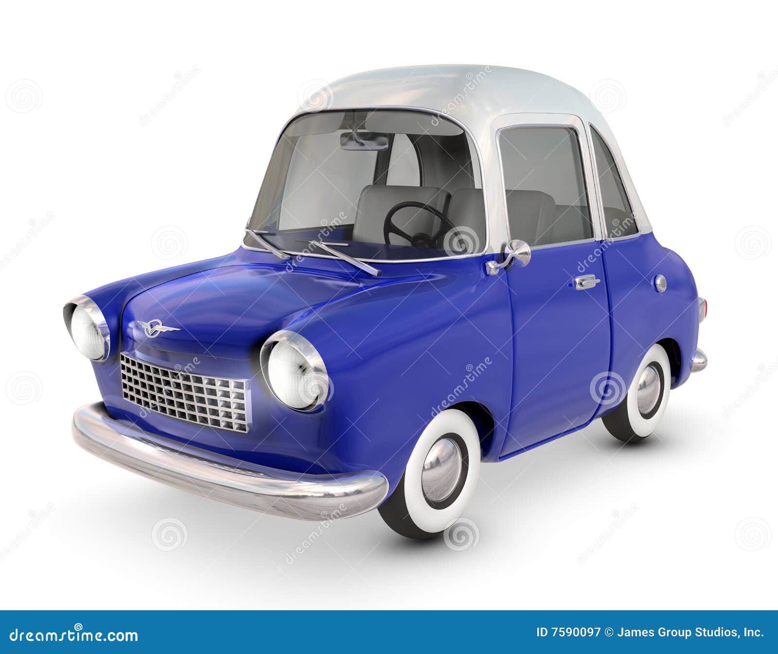 Toon Car stock image. Image of wheel, drive, green, mode - 7590097